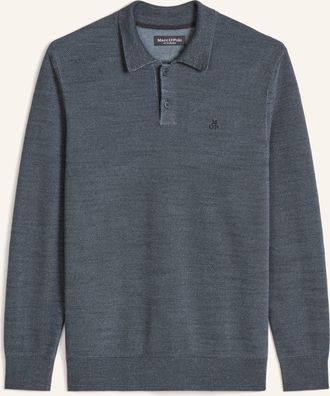 Marc O'Polo Marc Opolo Strick-Poloshirt blau
