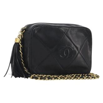 Chanel Sac bandouli&egrave;re vintage doccasion - Femme - Pre-owned - Noir - Taille: ONE Size