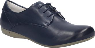 Josef Seibel Schn&uuml;rschuh JOSEF SEIBEL Fiona 84, Damen, Gr. 38, ocean used, Leder, Schuhe Schn&uuml;rschuh, Businessschuh, Halbschuh mit Ziern&auml;hten, in Weite G (=weit)