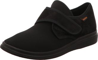 Fischer Markenschuh Fischer Herren Ortho Flache Hausschuhe, Schwarz Schwarz 222, 40 EU Weit