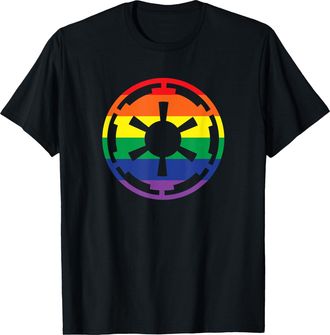 Star Wars Galactic Empire Imperial Crest Rainbow T-Shirt