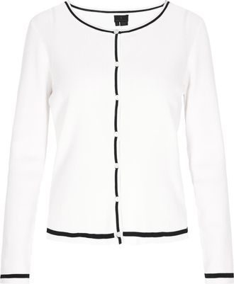 Dreimaster Dreimaster Strickjacke Frauen cremefarben