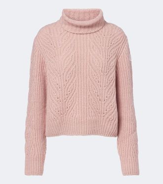 Moncler Pull en laine, alpaga et cachemire