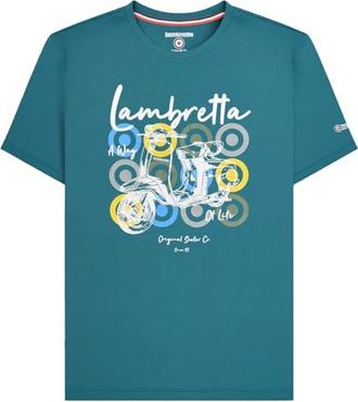 Lambretta T-shirt à manches courtes en coton pour homme, Côte du Golfe, L