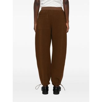 STUDIO NICHOLSON Farr Teddy Trousers - Brown