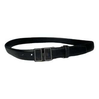 Saint Laurent Pre-owned Vintage Lederg&uuml;rtel - - Pre-owned - Damen - Schwarzk - ONE SIZE