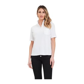 Gran Sasso Polo-Shirt mit Tasche - - Tops - Damen - Wei&szlig; - S