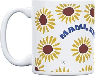 UO Tasse mit Aufschrift Mami Eres Un Sun, Muttertagsgeschenk, Geschenk für Mütter, 350 ml, Keramik