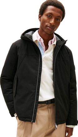 Tommy Hilfiger Herren Tech Hooded Short Padded JKT Mw0Mw42823 Andere Jacken, Black (Black), XXL