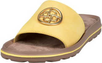 Bugatti Damen Sandaletten, Frauen Sandalen,Sommersandalen,bequem,flach,Sommerschuhe,Freizeitschuhe,offene Schuhe,Yellow (5000),39 EU/EU UK