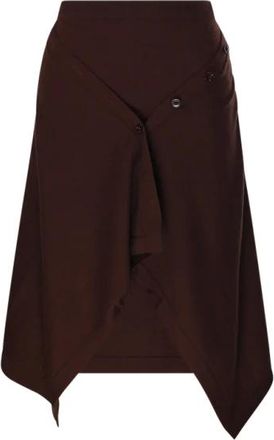 Christophe Lemaire Jupe boutonn&eacute;e - Femme - Jupes - Rouge - Taille: 36 FR