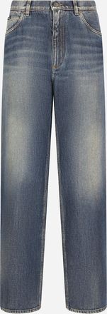 Dolce & Gabbana Oversize-jeans Aus Denim - Mann Jeans Mehrfarbig 46