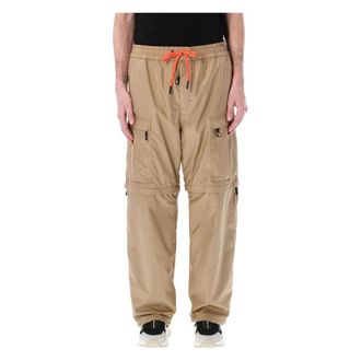 Moncler Homme, Pantalons, Beige, Taille: L Pantalon Large