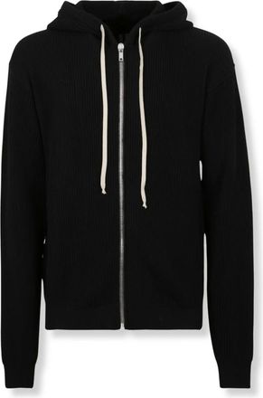 Rick Owens Homme, Sweatshirts et sweats &agrave; capuche, Noir, Taille: L Temple Zipped Sweat &agrave; capuche