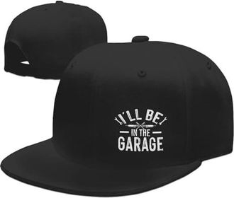 Generic Je Serai dans Les Garages Homme Femme Chapeaux Pare-Soleil S&eacute;chage Rapide Casquette Hip Hop Mode Casquette De Baseball pour Golf Trucker Adulte