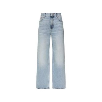 Calvin Klein Jean taille basse droit en coton