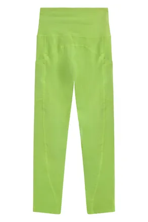 Electric & Rose Womens Leggings Technical Fabric Yellow Nylon Trousers