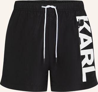 Karl Lagerfeld Badeshorts schwarz