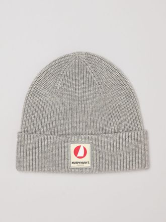 Murphy & Nye Bonnet beanie en coton avec revers et patch logo