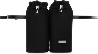 Ferragamo Homme, Sacs, Noir, Taille: ONE Size Double Belt Bag