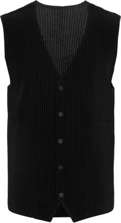 Issey Miyake Homme, Vestes, Noir, Taille: L Gilet