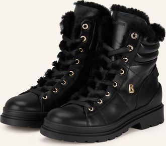 Bogner Schn&uuml;rboots schwarz