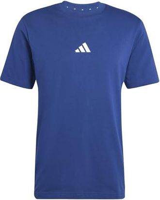 adidas Adidas T-Shirt pour Homme M 3S SJ T, Bleu DK/Blanc, 3XL