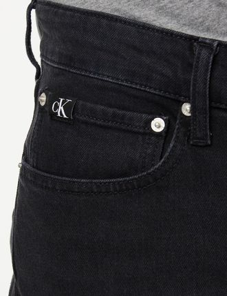 Calvin Klein Jeans Calvin Klein Herren Jeans Hose Slim Tapered Fit, Schwarz (Denim Black), 31W/32L