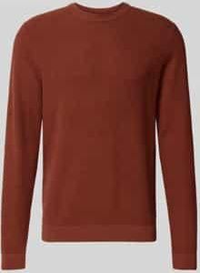 Mc Neal Strickpullover mit gerippten Abschlüssen