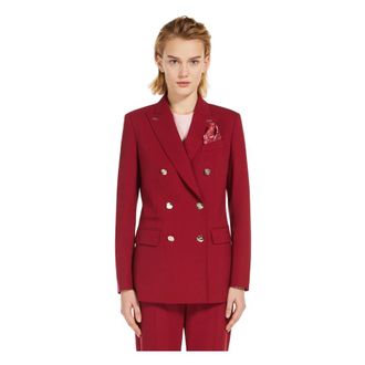 Max Mara Femme, Vestes, Rouge, Taille: 34 FR Max Mara Vestes