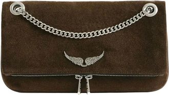Zadig&Voltaire Femme, Sacs, Brun, Taille: ONE Size Rock II Clutch