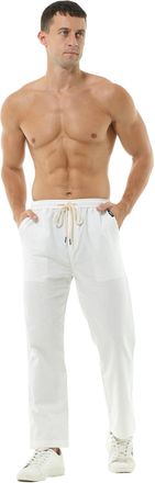 Hoerev Leinenhose Herren - Elegante Chino Hose Herren, Perfekt f&uuml;r den Sommer - Leichte Sommerhose Herren