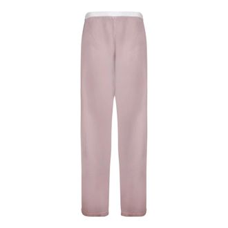 Maison Margiela Femme, Pantalons, Rose, Taille: 40 FR Pantalon ample semi-transparent