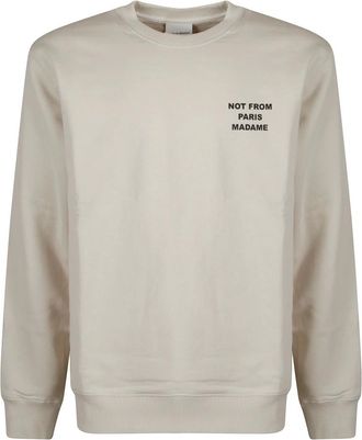 Dr&ocirc;le de Monsieur Homme, Sweatshirts et sweats &agrave; capuche, Beige, Taille: L Le SweaT-shirt Slogan