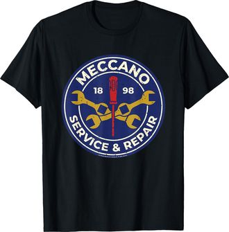 Meccano Retro-Anstecker f&uuml;r Modellautoservice und Reparatur T-Shirt
