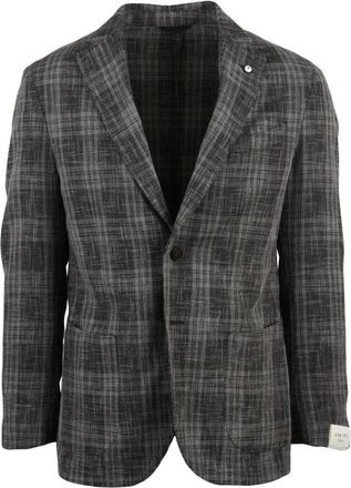 L.B.M. 1911 L.b.m. 1911, Homme, Vestes, Brun, Taille: 3XL Blazer Stondato