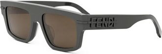 Fendi Fendigraphy Fe40091U 20E Sonnenbrille - - Accessories - unisex - Grau - 54 MM