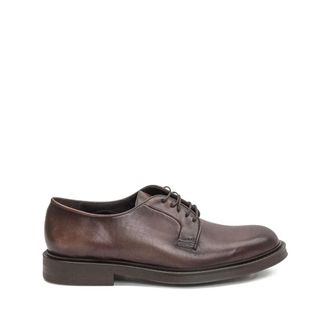 Rolando Sturlini Schn&uuml;rschuhe aus Hirschleder - - Shoes - Herren - Braun - 39 EU