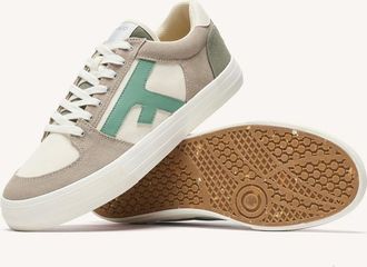 Faguo Baskets en toile beige et bleu - WALNUT