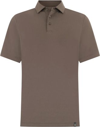 Boggi Milano Homme, Tops, Brun, Taille: M Polo In Stretch Supima Cotton