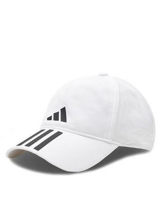 adidas Cap 3-Stripes AEROREADY Running Training Baseball Cap HT2043 Wei&szlig;