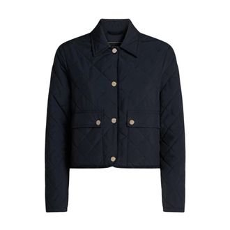 Kiton Gesteppte Jacke mit schlichtem Design - - Jackets - Damen - Blau - S