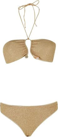 Os&eacute;ree Femme, Maillots de bain, Jaune, Taille: 40 FR Lumiere Stones Bandeau Set
