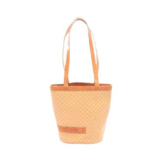 Celine Sac cabas Macadam en toile enduite Pre-owned - Femme - Pre-owned - Beige - Taille: ONE Size