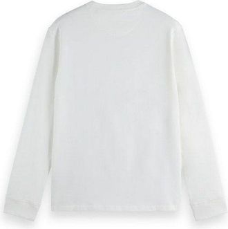 Scotch & Soda Rundhalspullover Chest logo regular-fit long-sleeve