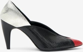 Isabel Marant Escarpins Luza - Femme - Noir / Rouge Scarlet - Taille36 - Isabel Marant