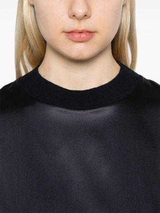 PESERICO Womens Satin Blouse Aw24 W