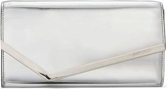 Jimmy Choo London Femme, Sacs, Gris, Taille: ONE Size Emmie Clutch