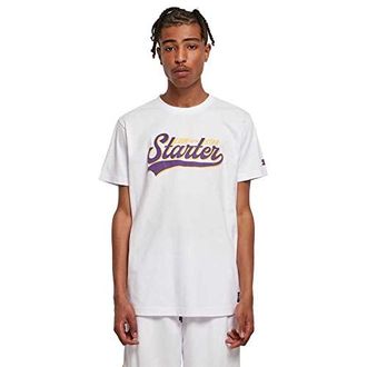 Starter Black Label Starter Black Label Starter Swing Tee T-Shirt, Blanc, S Homme