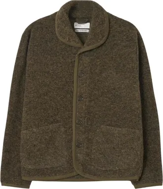 Universal Works Lancaster Jacket - Homme - Pulls - Brun - Taille: S